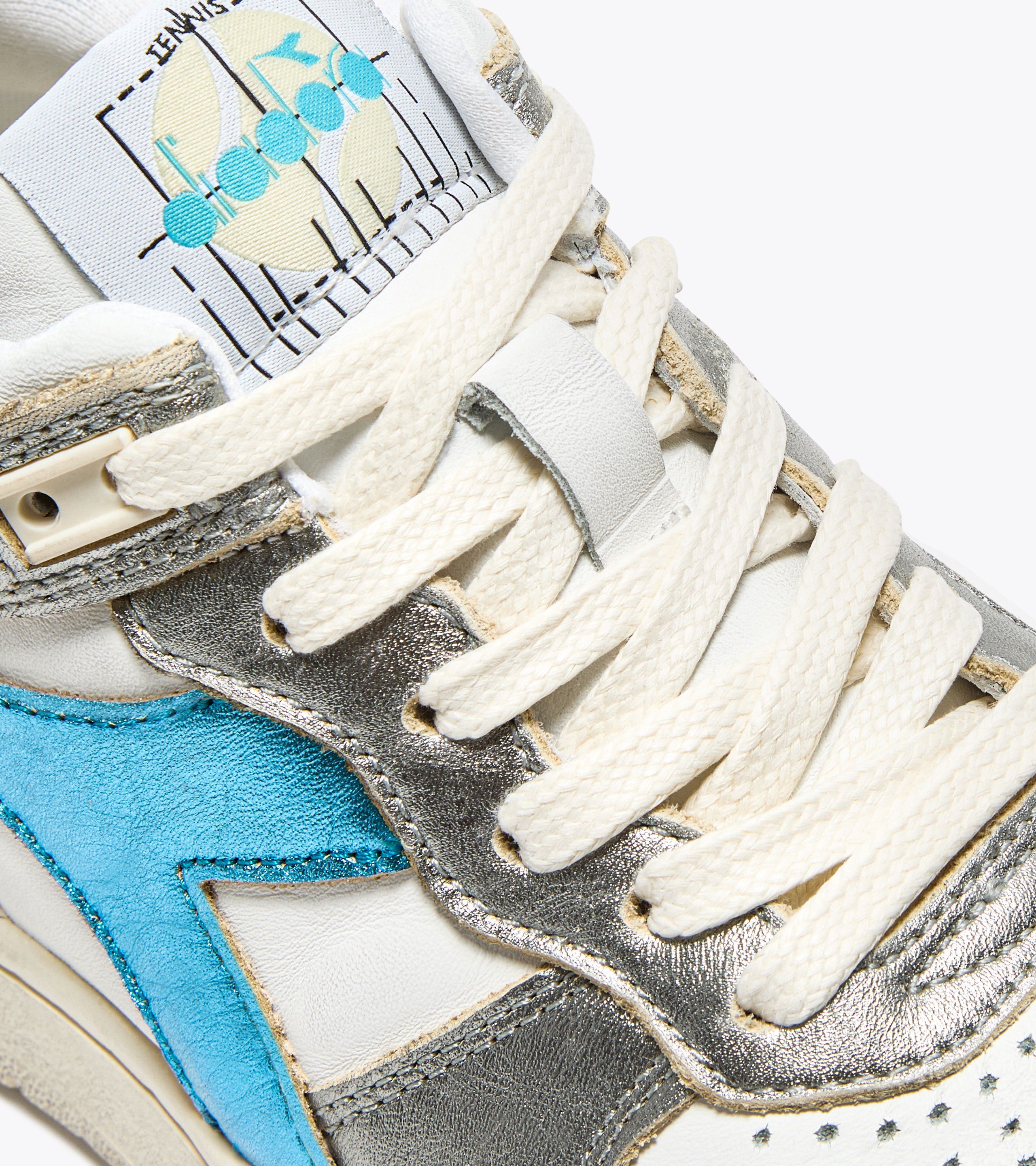 B.560 METAL MIX WN Heritage leather sneaker Women s Diadora Online Store