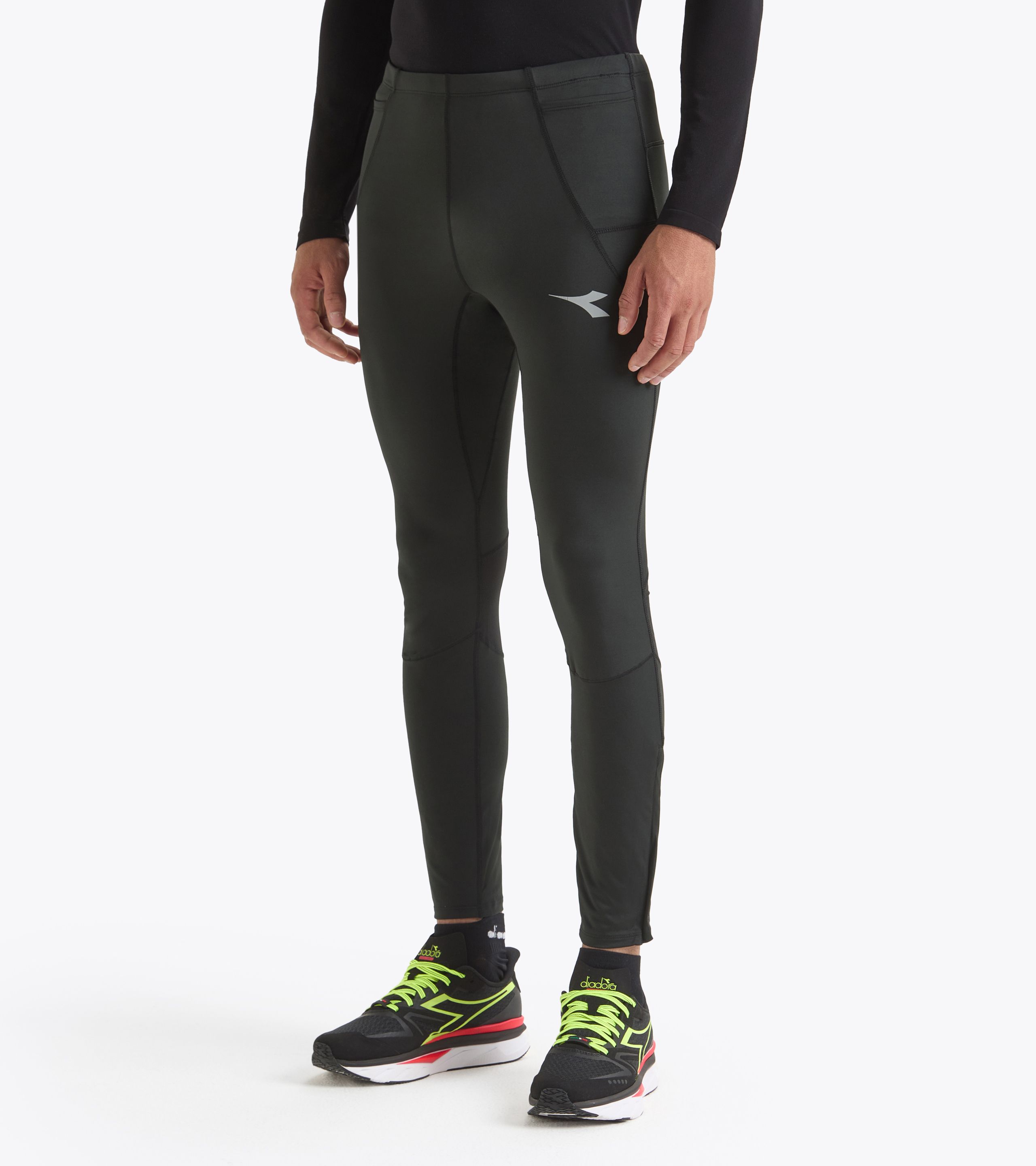 TIGHTS RUN CREW Winter running tights - Men’s - Diadora Online Store MY
