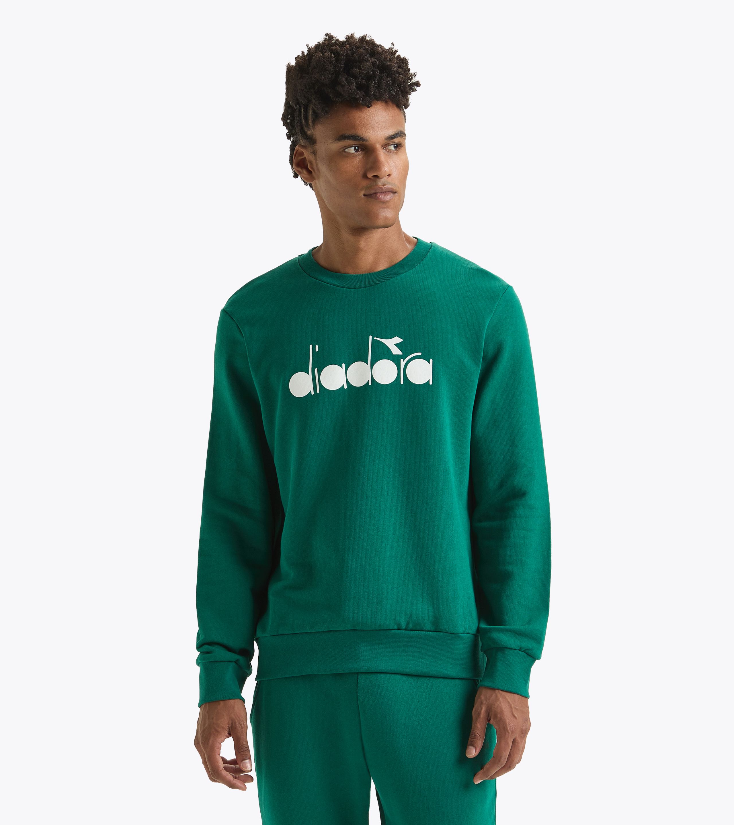 SWEATSHIRT CREW LOGO Sweatshirt - Made in Italy - Gender Neutral ...