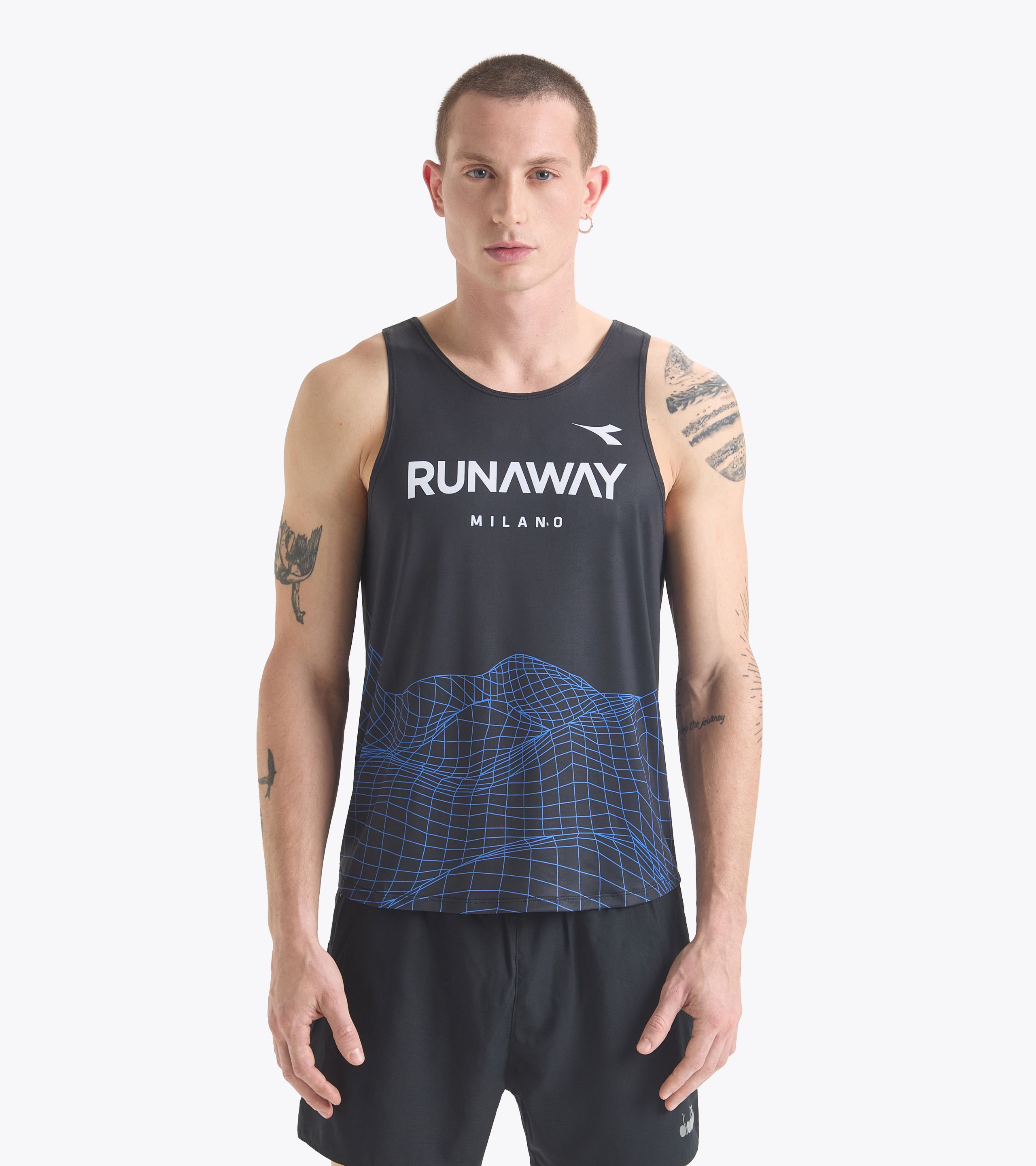 SUPER LIGHT TANK RUNAWAY Running tank Runaway- Light fabric - Men’s ...
