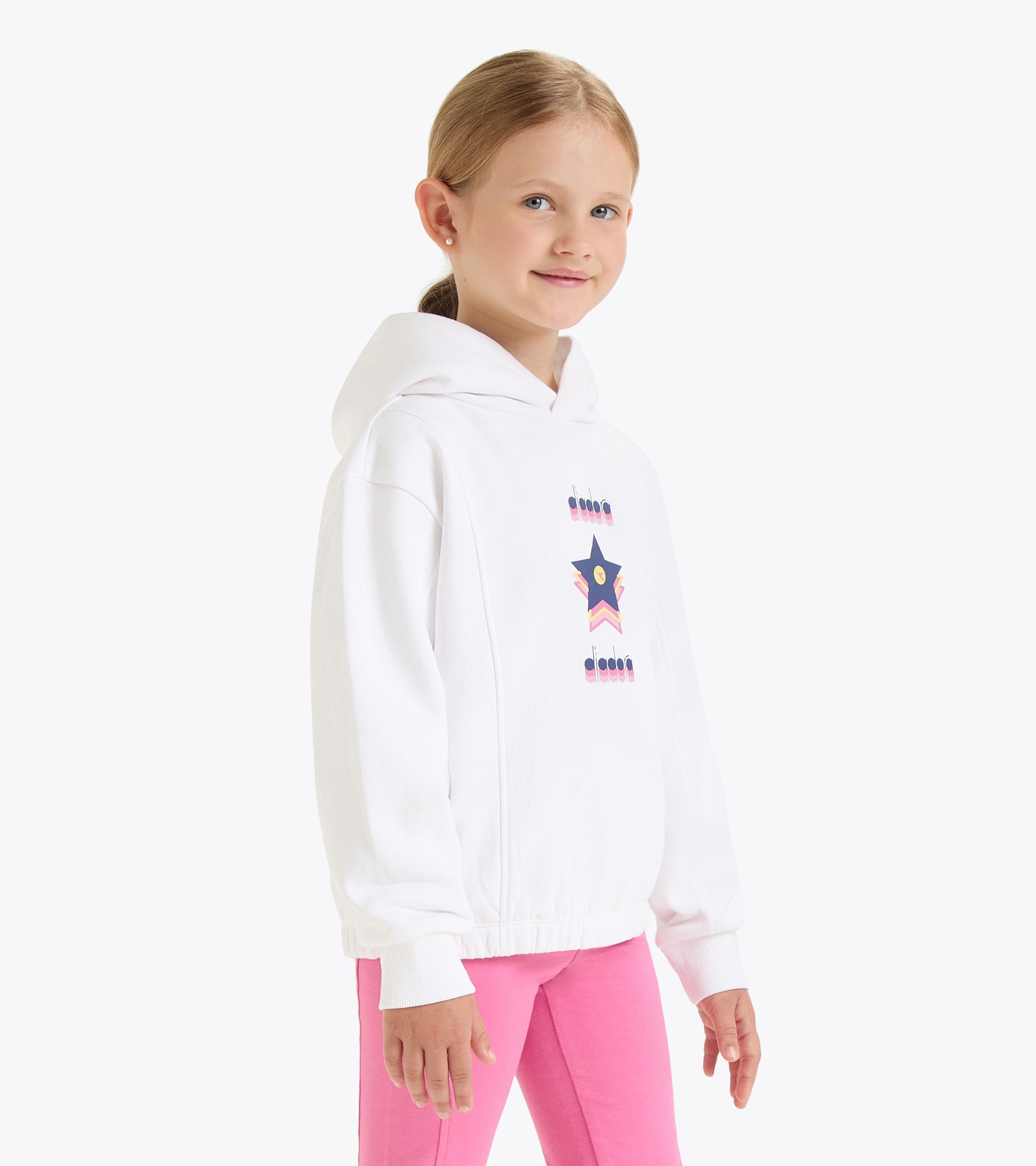JG. HOODIE LOGO Hoodie - Comfort Fit - Girl - Diadora Online Store US