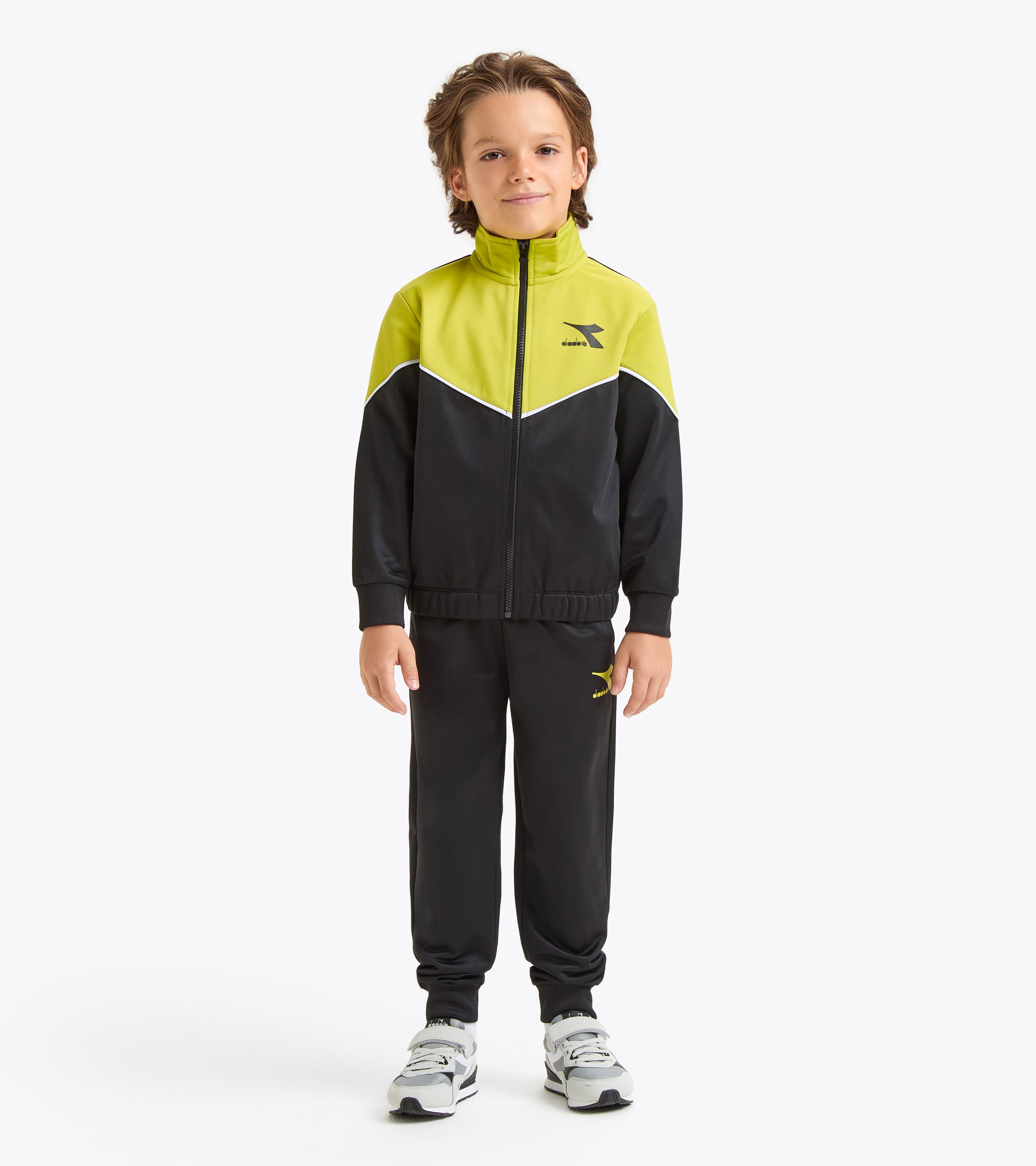 JB. TRACKSUIT FZ LOGO Tracksuit - Boy - Diadora Online Store US