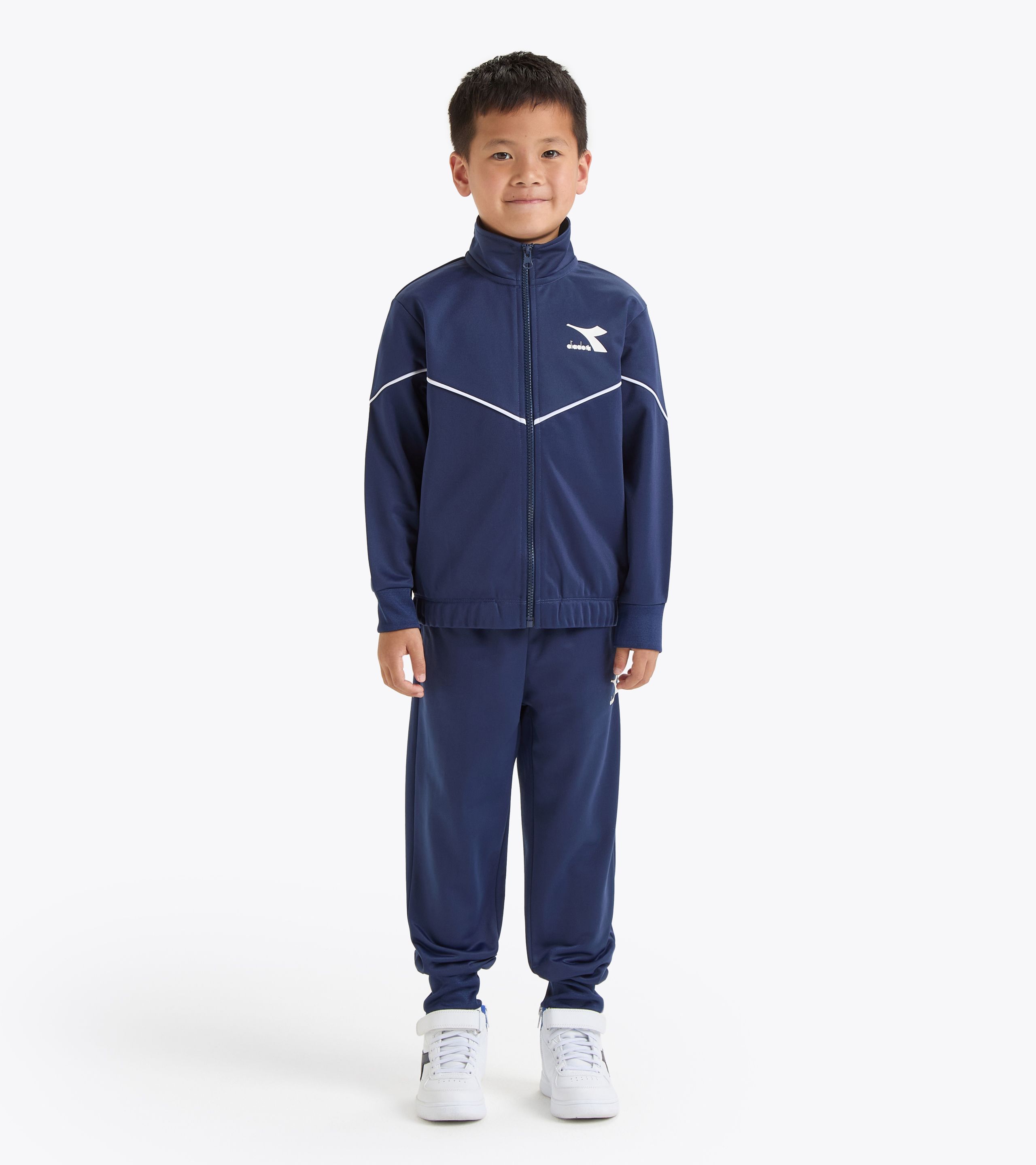JB. TRACKSUIT FZ LOGO Tracksuit - Boy - Diadora Online Store US