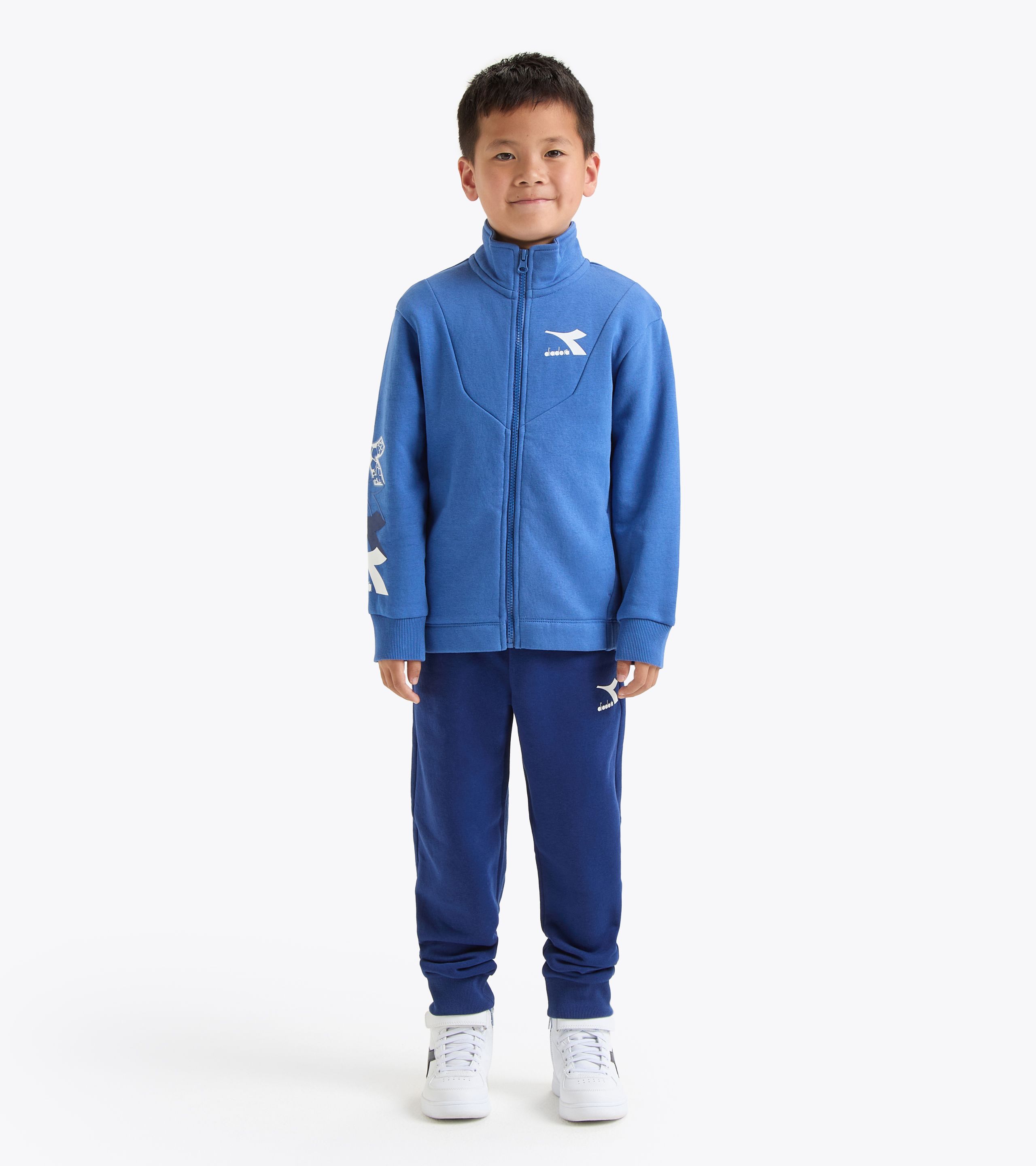 JB. TRACKSUIT FZ LOGO Tracksuit - Boy - Diadora Online Store GB