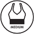 L. MEDIUM BRA Medium support bra - Women - Diadora Online Store US